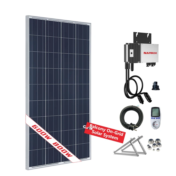 Hot Selling Balcony Solar System Kits Plug And Play 600 Watt Plug Play ...