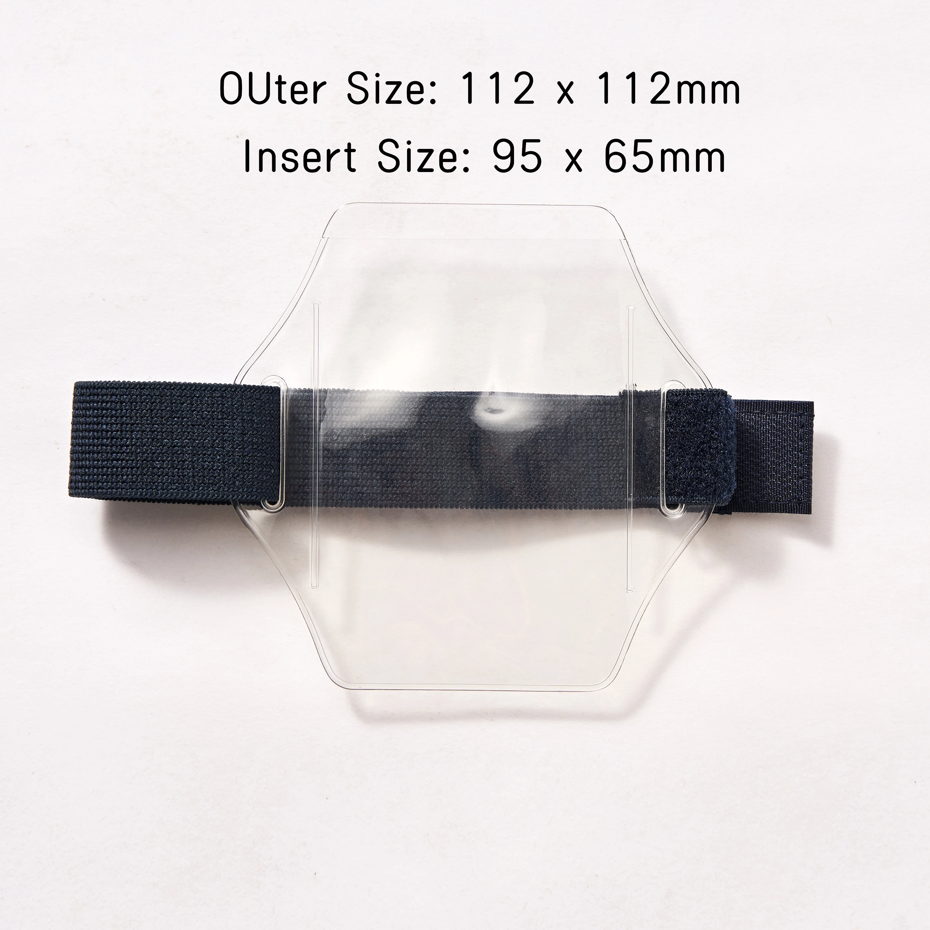 Bestom Vertical Armband Id Badge Holders With Elastic Band And Hook And ...