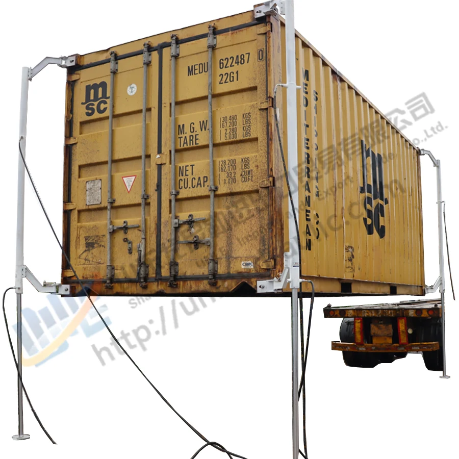 20ft 40ft lifting system Container jack hydraulic cylinder For shipping ...