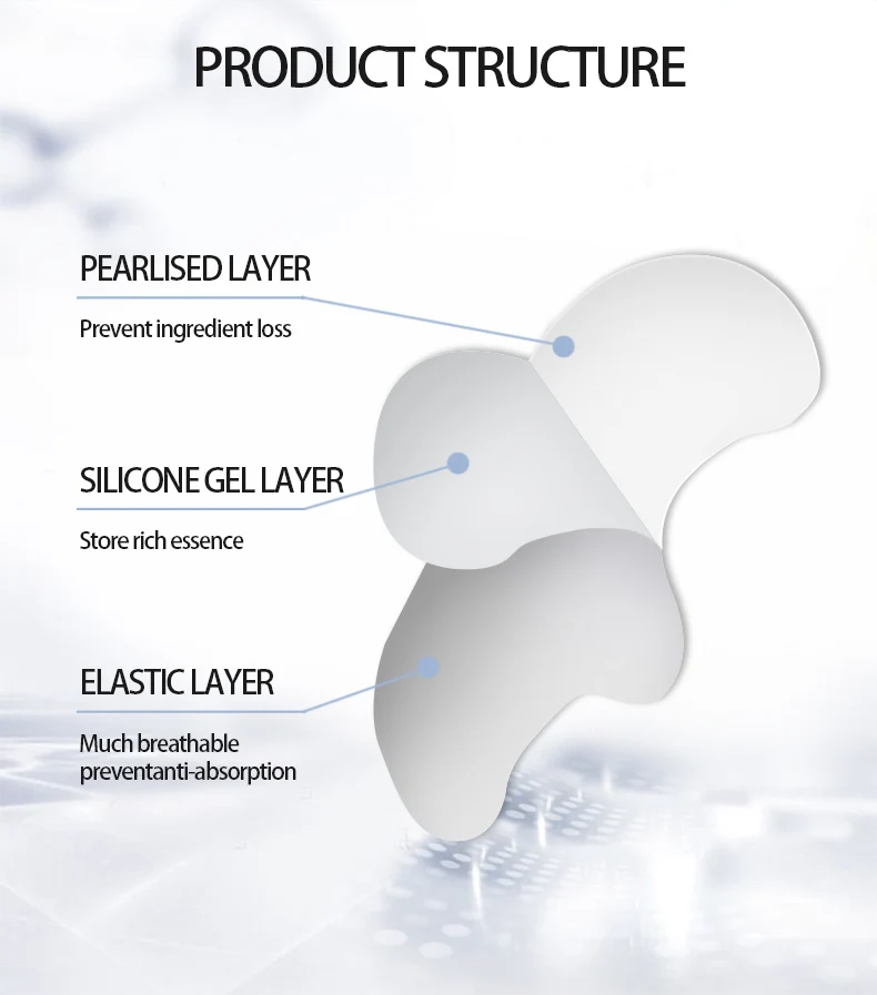 Cooling Hydrogel Forehead Mask, Hydrating and Brightening, 12 Pcs/Box ...