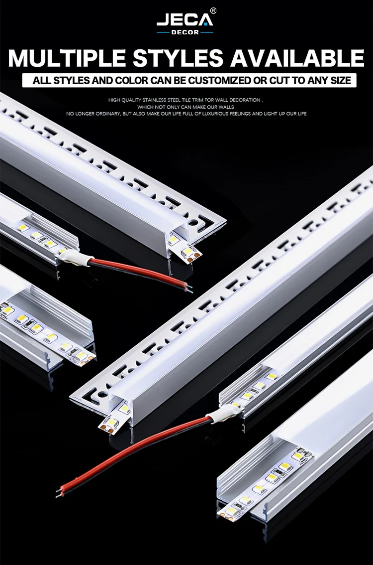 Foshan Factory Jeca Aluminium Profile For Led Lighting Strips Led ...