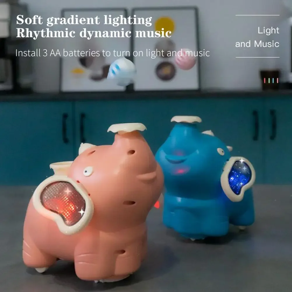 Humidifier Electric Musical Light Effect Walking Elephant Blowing ...
