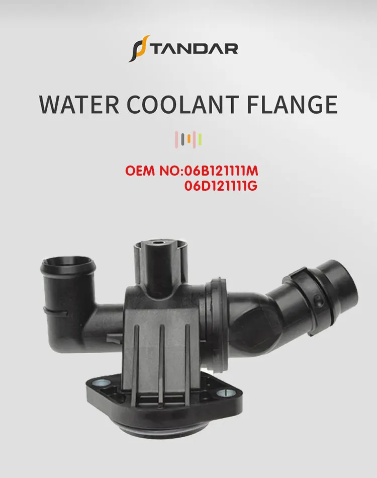 Coolant Thermostat Housing Flange For Vw 06b121111m 06d121111g - Buy ...