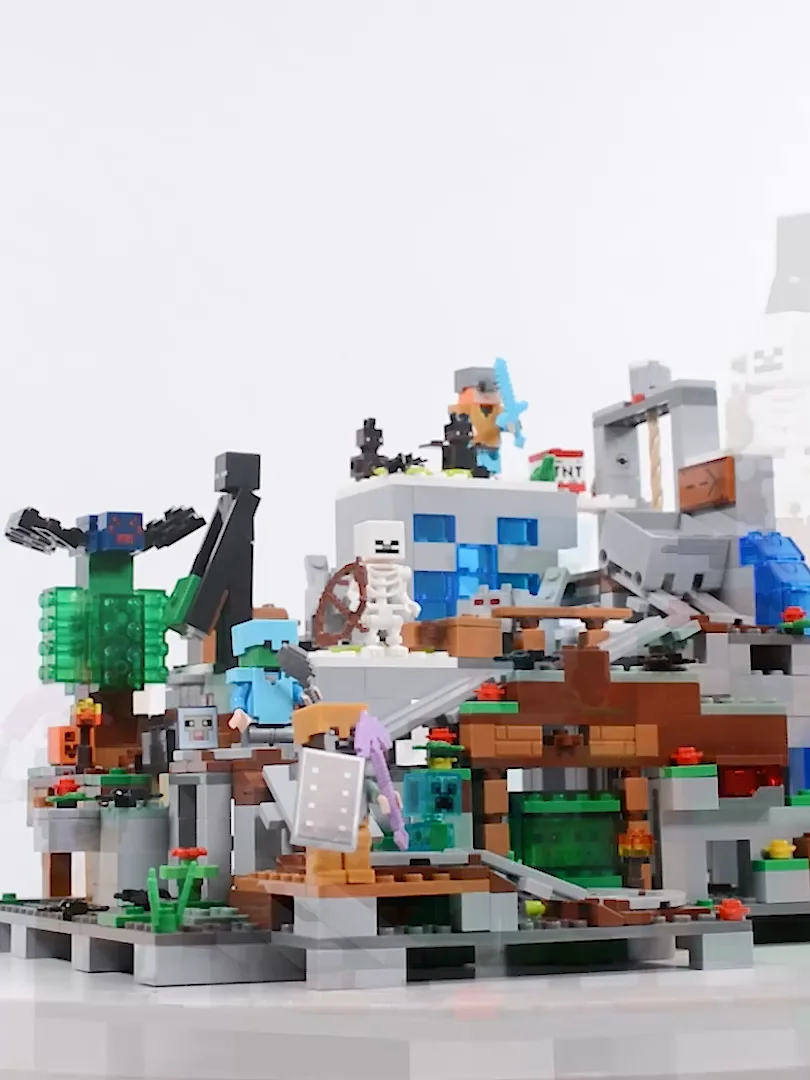 Toylinx Fortress Minecrafted My World Figures Assemble Building Block ...