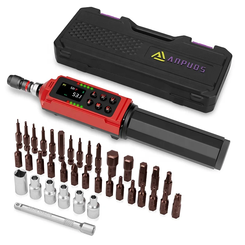 Adjustable Digital Torque Screwdriver - 0.09-6 Nm