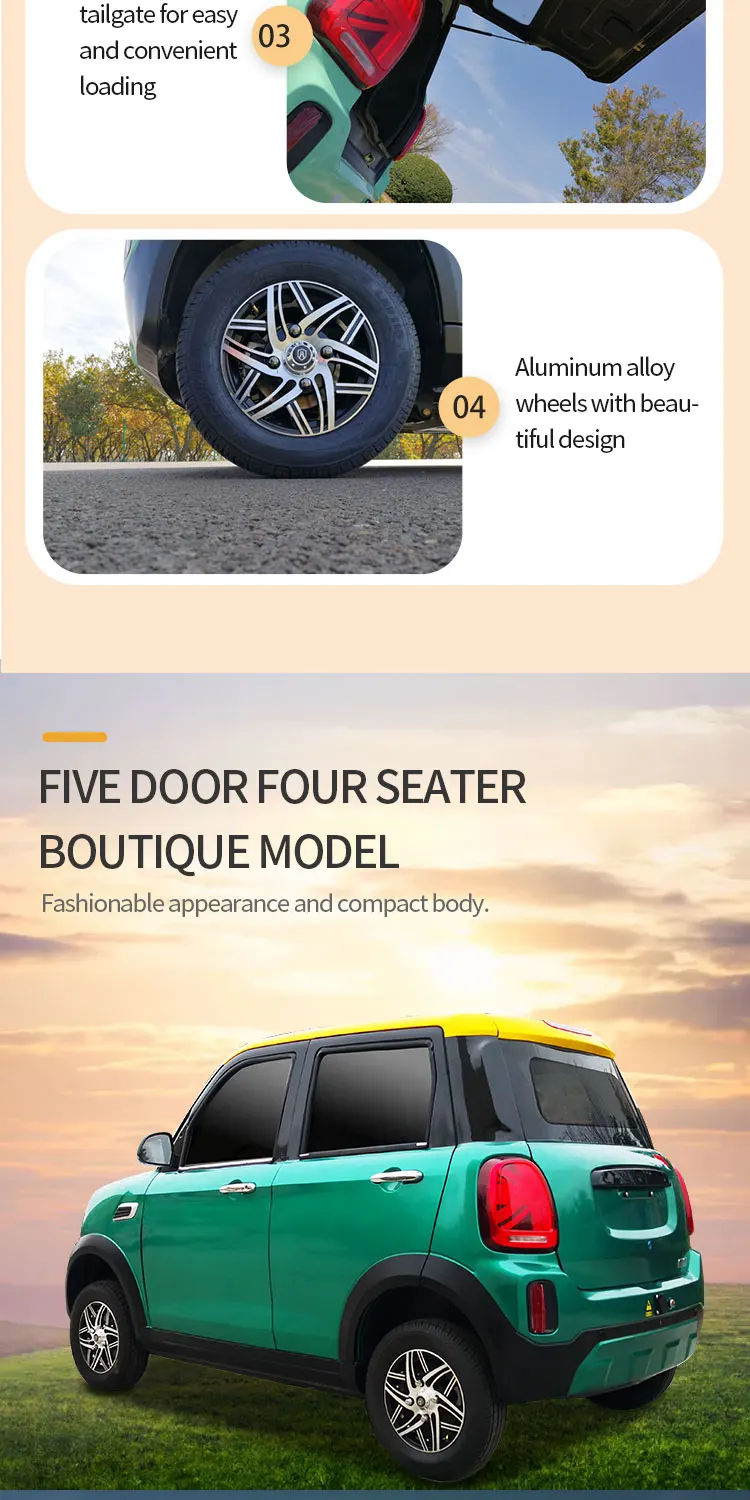 High Performance Supplier Popular Four Seats Low Speed Electric Vehicle ...