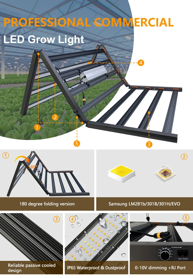 800w to 4000w Full Spectrum LED Grow Lights for Plants
