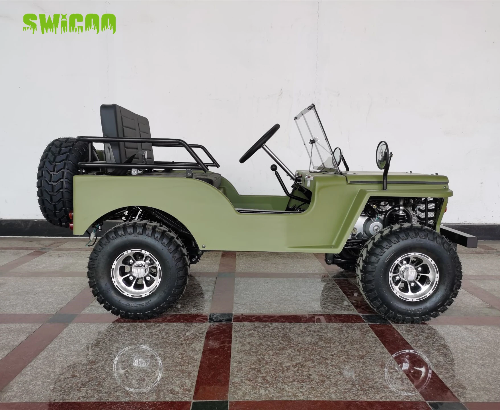 Kids Mini Jeeps 4 Stroke 125cc Go Kart - Perfect Leisure Buggy for ...