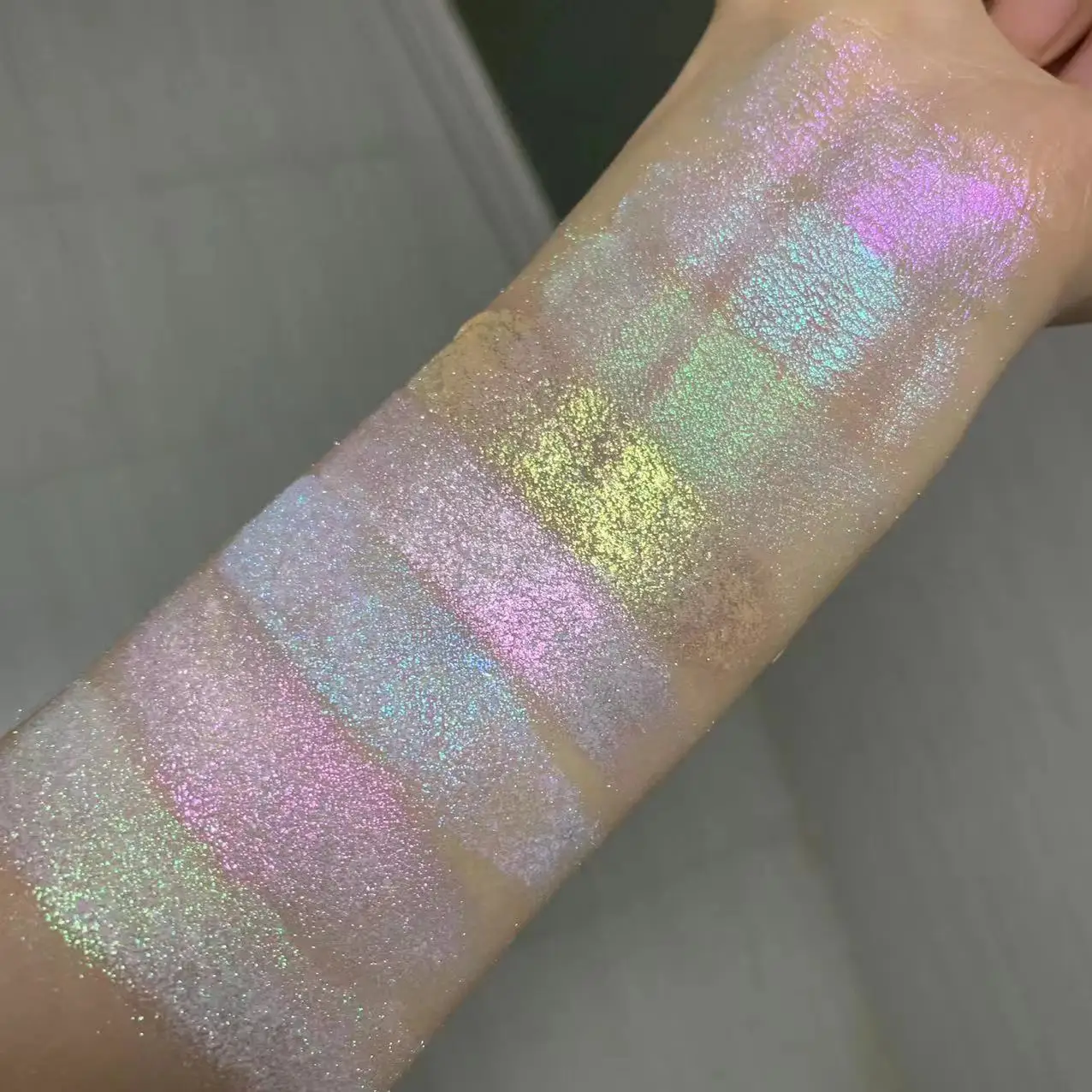 Private Label High Pigmented Single Highlighter Pressed Powder Glitter ...