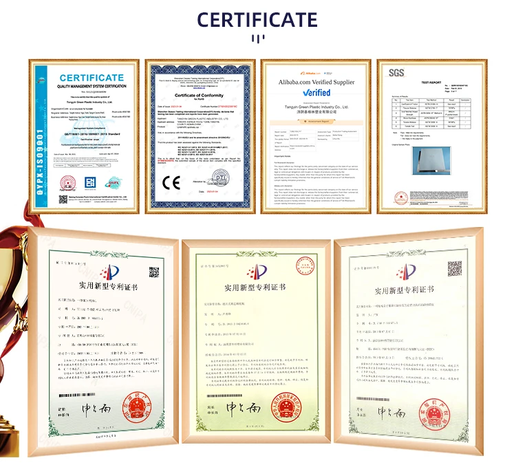 Blue/White Recycled HDPE Sheet with Eco-friendly Press-molded High ...