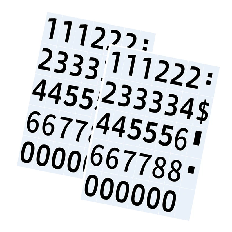 Adhesive Label Sticker Pvc Customized Digital Number/alphabet Factory ...