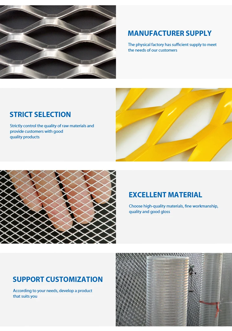 Decorative Expanded Metal Mesh for Wall Cladding & More