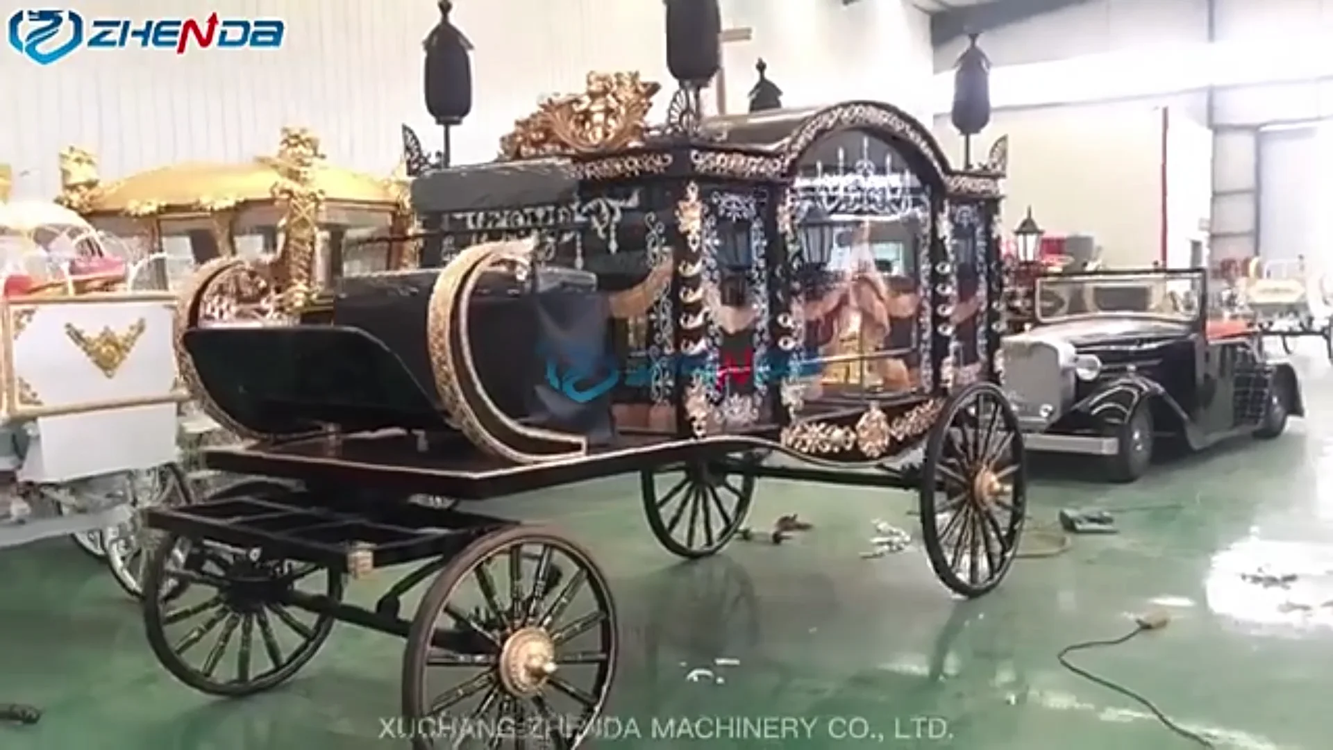 Horse Hearse 2023 Unique Custom Modern Horse Hearse Funeral Supplies ...