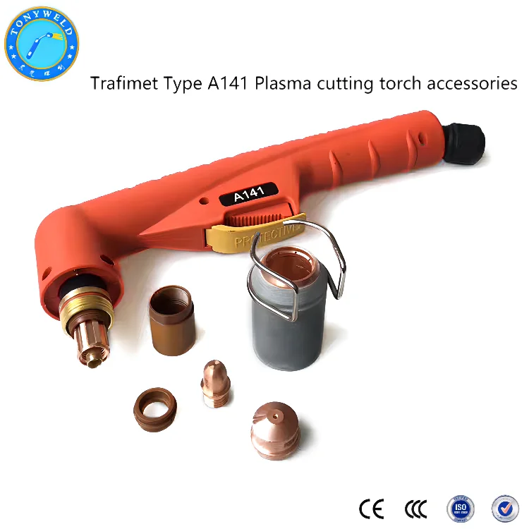 TONYWELD Trafimet Plasma Torch Head A141 Cutting Torch Electrode Nozzle