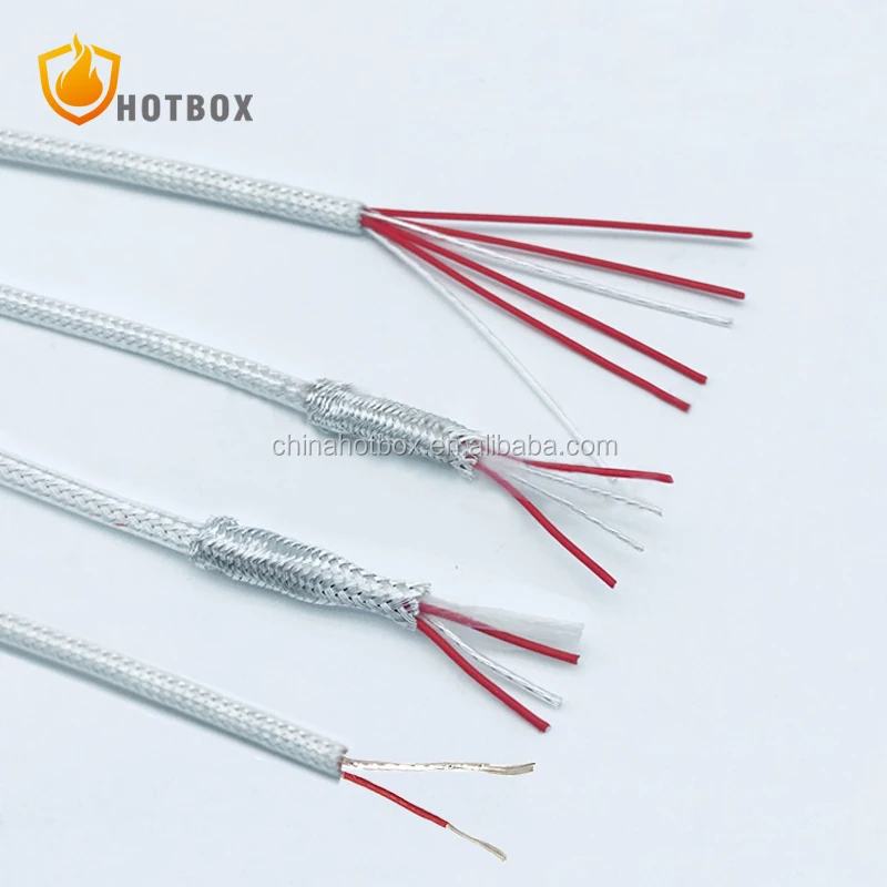 2 3 4 6 Cores Silver Plated Core Shielded Cable Rtd Pt100 And ...