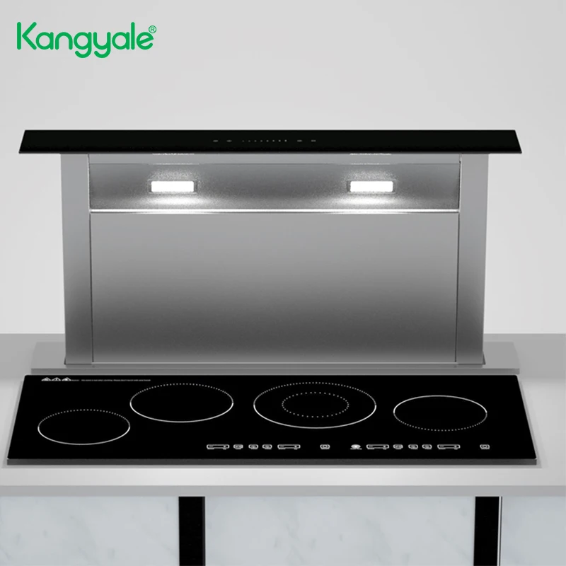 Kangyale New Household Smart Touch Range Hood Stainless Steel Hidden ...