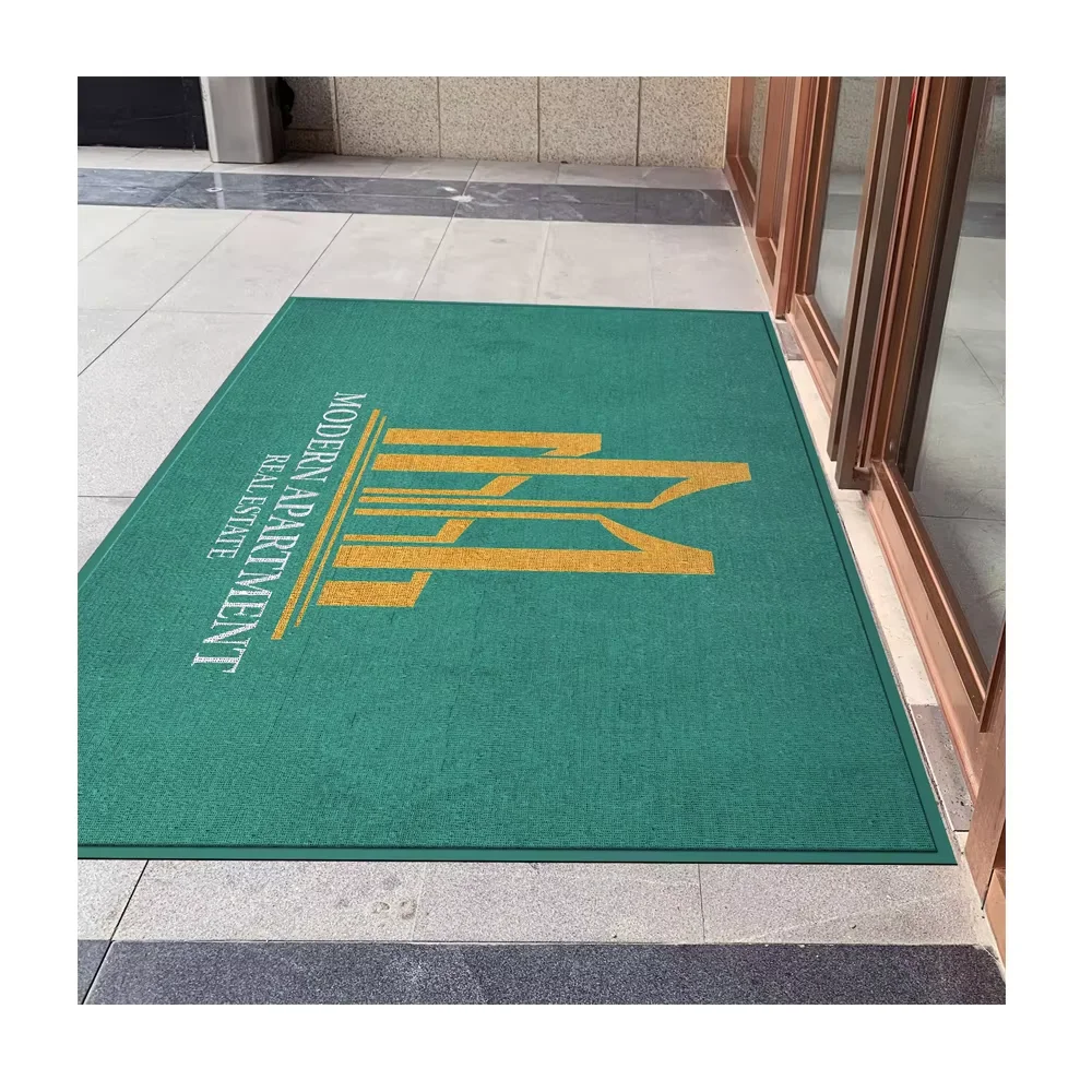 Custom Printed Logo Advertising Mat Rubber Door Mat Coil Pvc Anti-slip ...