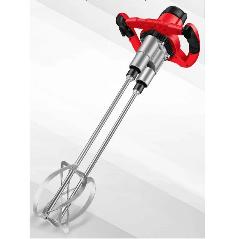 Dual Shaft Hand Paint Mixer - DIY Industrial Grade 220V
