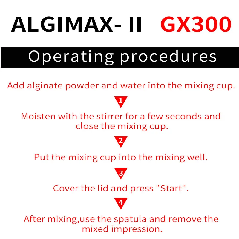ALGIMAX-II GX300 Automatic Dental Alginate Mixer - 3 Program Timer, CE ...