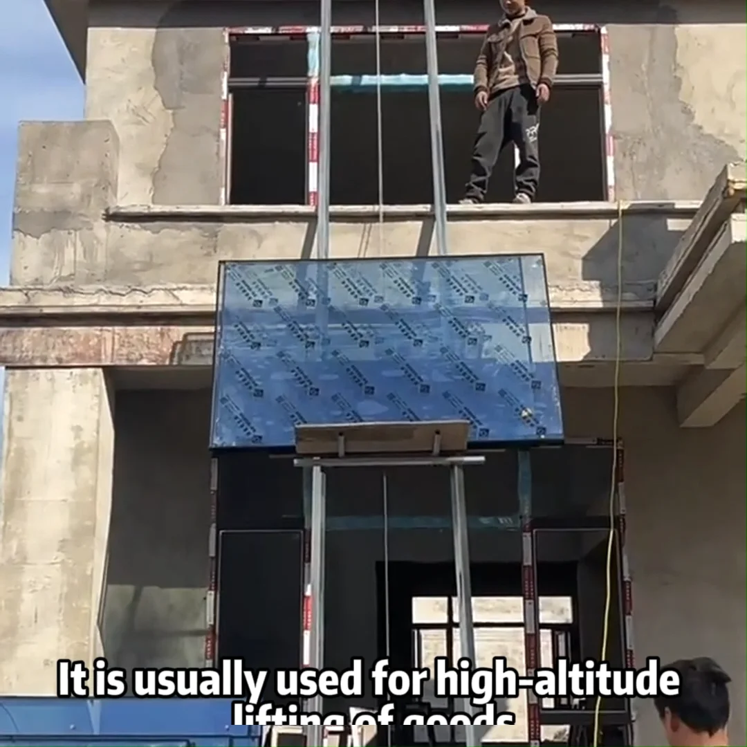 Customizable 6 - 20m Lift Mini Electric Glass Solar Panel Hoist Lifter ...