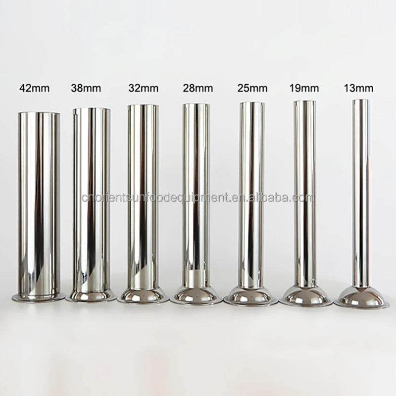 Stainless Steel Sausage Stuffing Tubes 4 5Sizes Meat Grinder Sausage ...