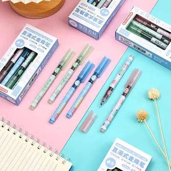 Student High Appearance Exam Stationery Direct Liquid Quick Drying Ball ...