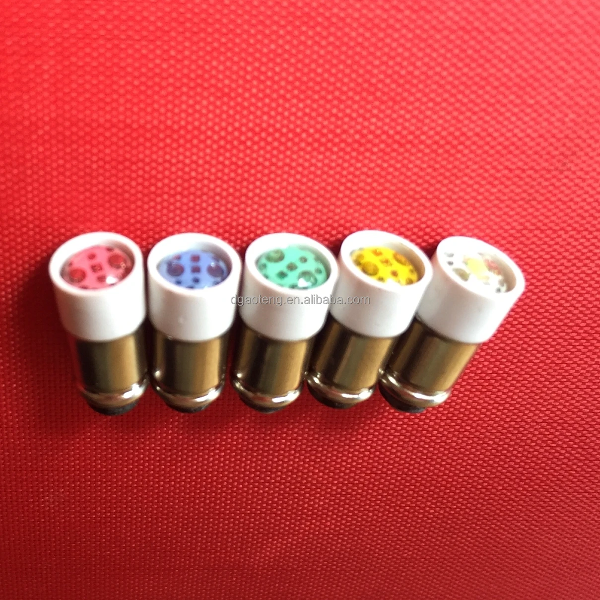 Midget Grooved 28V 40mA LED Indicator Bulb MG6, Clear & Warm White ...