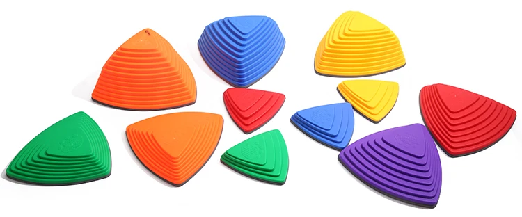 Plastic Stepping Stones Balance Training Equipment Kids River Crossing ...