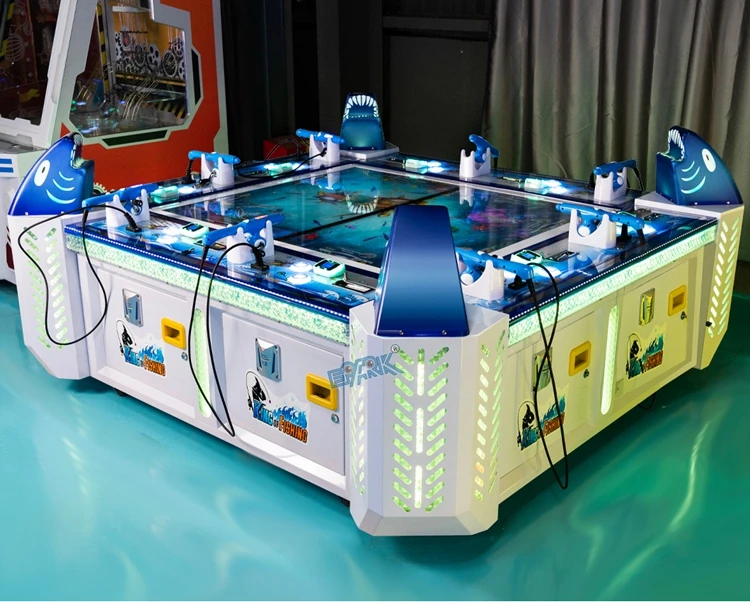 Fishing Arcade Game Machine Coin Operated Deep Sea 8 Players Fish Game ...