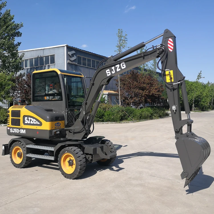 China Shandong Sale 5 Ton Heavy Equipment Mini Wheel Excavator Machine ...