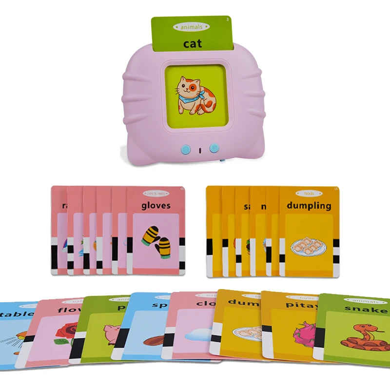 Language Learning Kids Toys Card Early Education Device Talking Audible ...