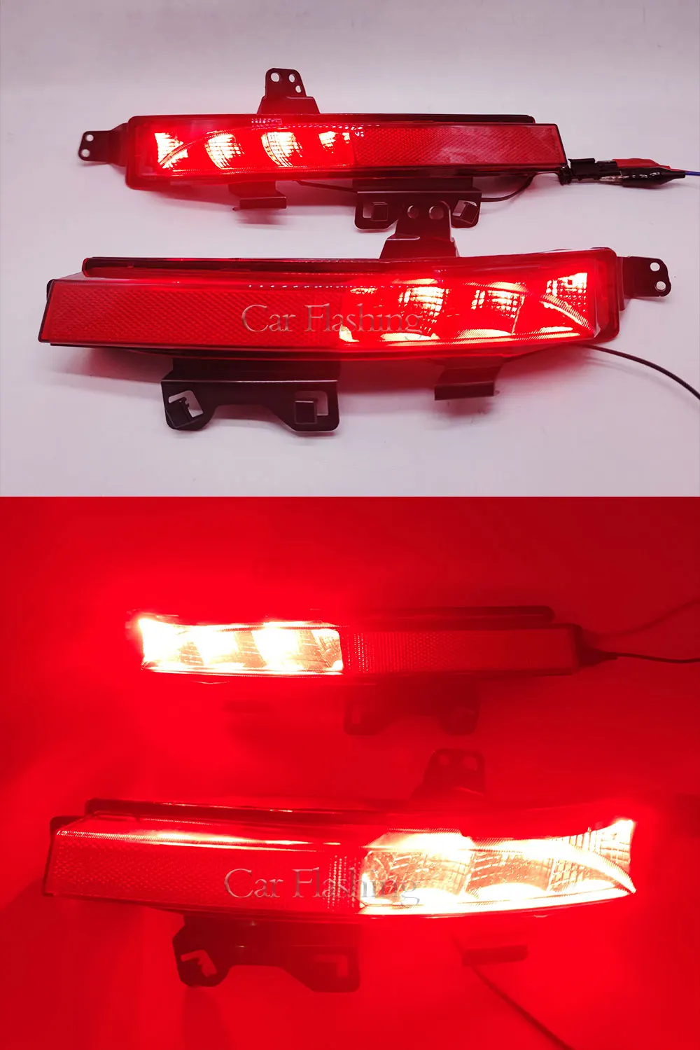Car Rear Bumper Reflector Light Rear Brake Light Tail Light For Land ...