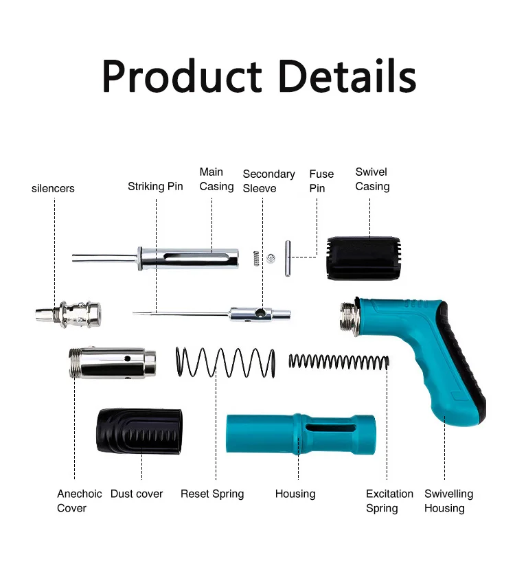 Small Mini Nail Concrete Nail Gun Metal Plate Shooting Fixed Mini ...