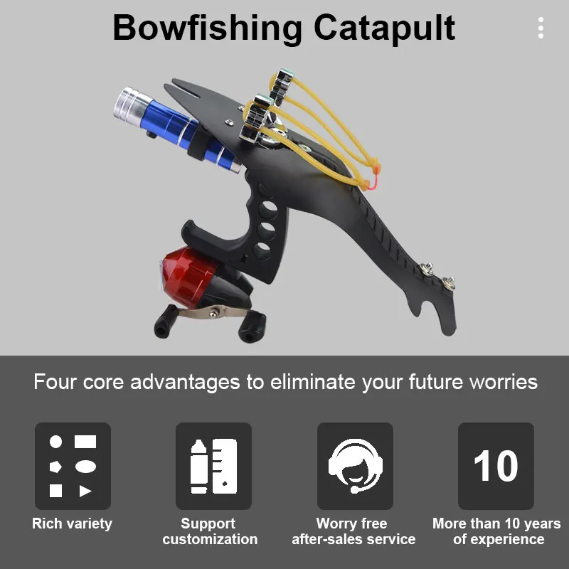 Bowfishing Slingshot - Precision Target Shooting Gear