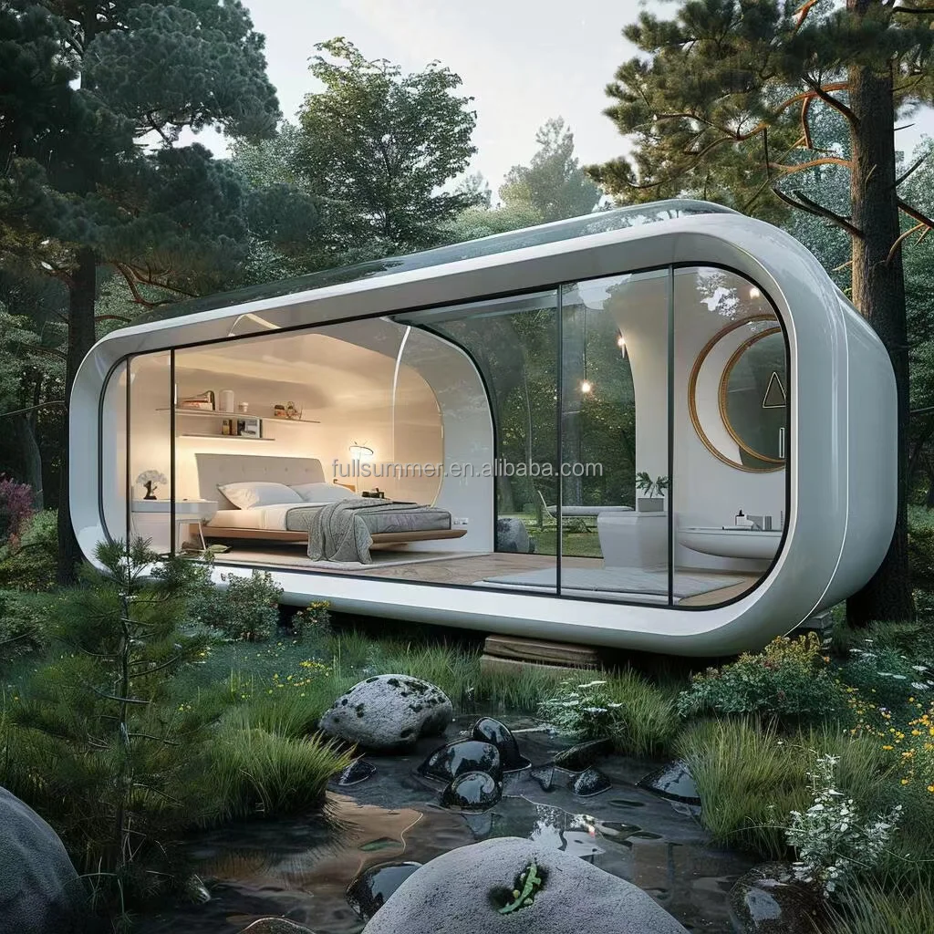 Villa Container House - Modern Modular Hotel Capsules