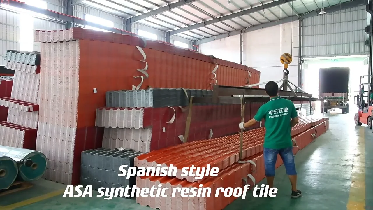 Pvc Resin Roof Tile Asa Pvc Upvc Spanish Roofing Bamboo Impact ...