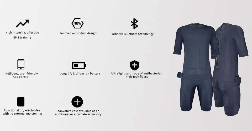 Customized Electric EMS Training Suit Suppliers and Manufacturers - Buy ...