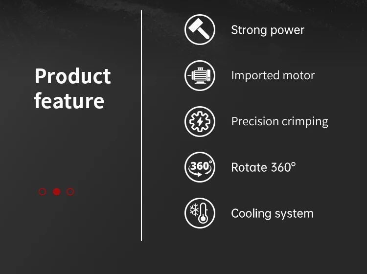 HEWLEE HZT-300 Electric Hydraulic Pliers - 50KN Crimping Power