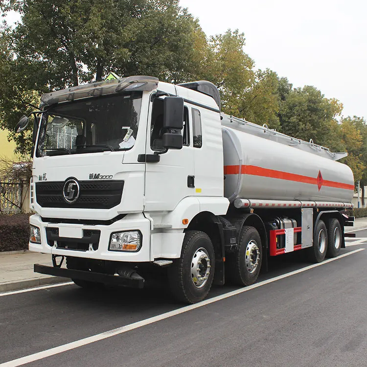 Keeyak Shacman New Fuel Tanker Truck 8x4 Drive Wheel Euro6 5000 Liters ...