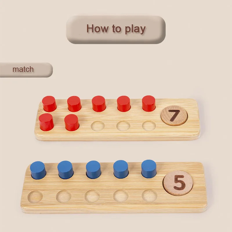 Wooden Montessori Ten Grid Array - Math Enlightenment