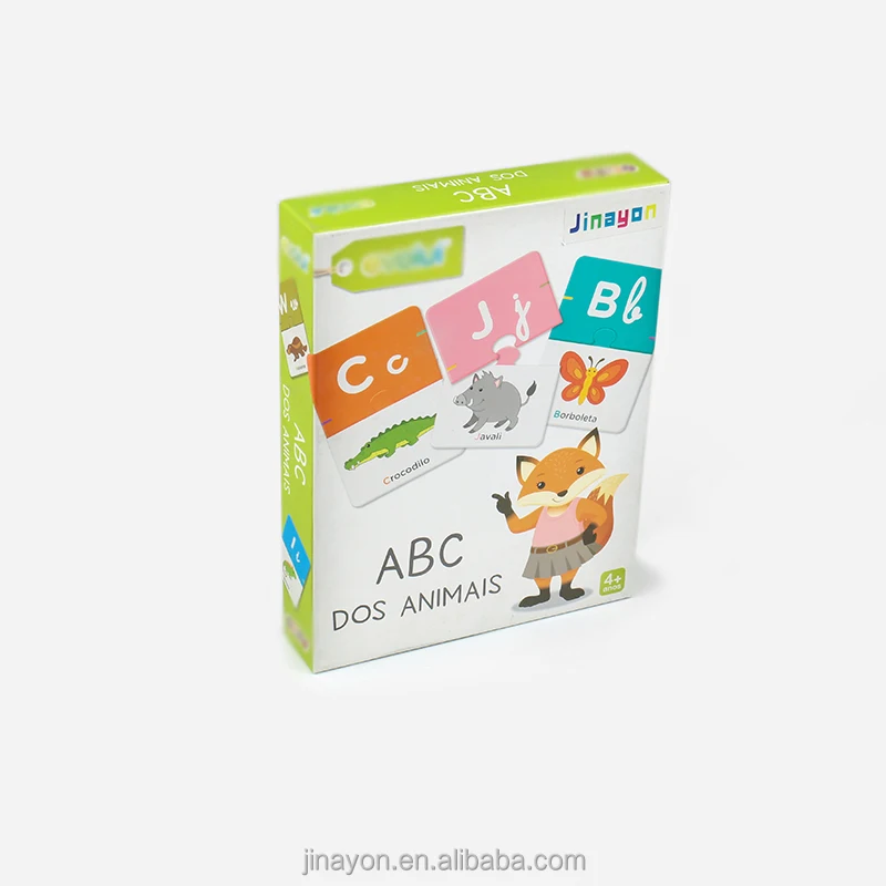 Educational Alphabet Cognitive Cards Puzzles for Kids