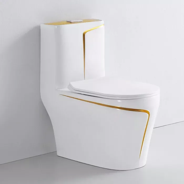 European Standard Design One Piece WC Toilet Strap Water Closet ...