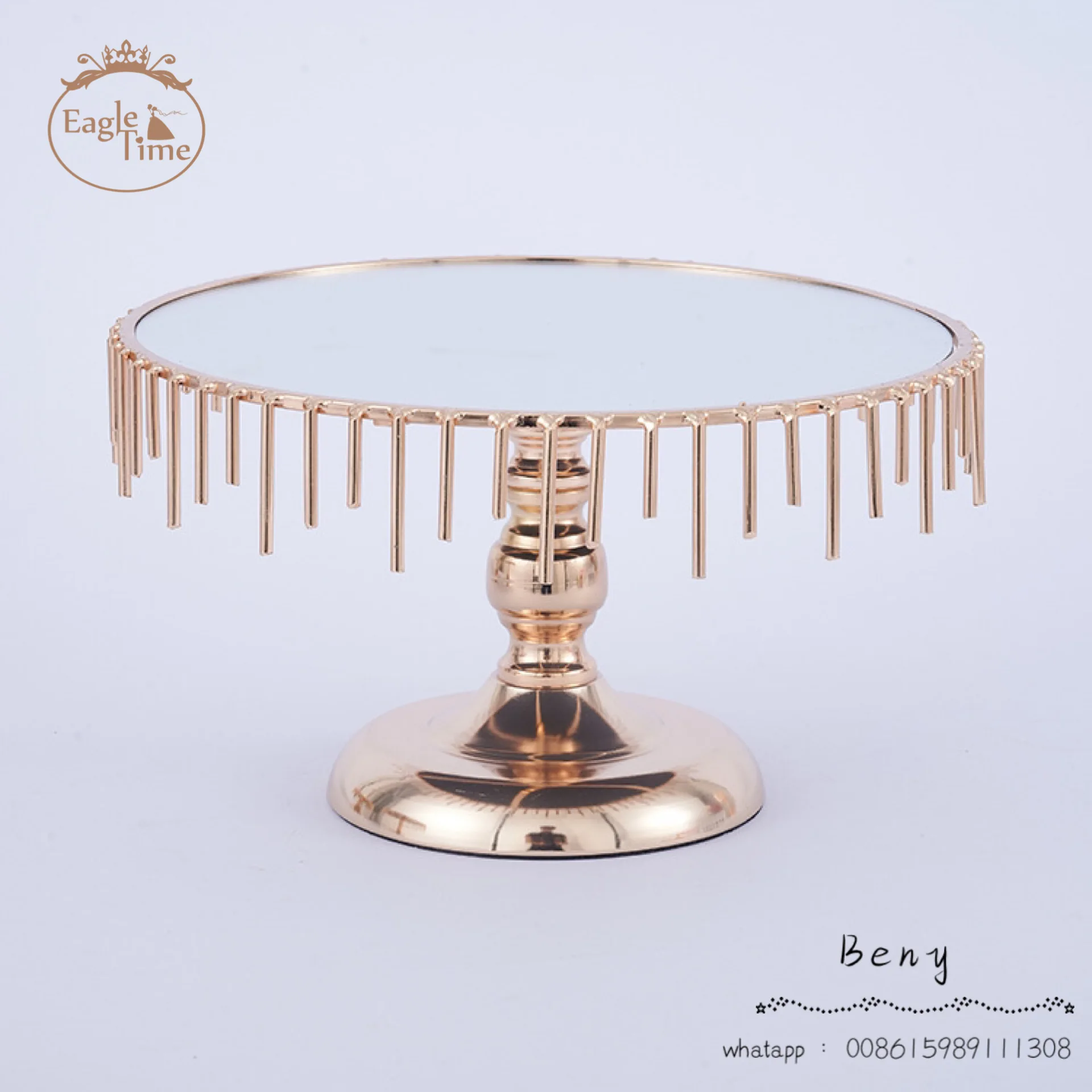 Golden Single Layer Birdcage Dessert Rack Metal Dessert Rack Wedding ...