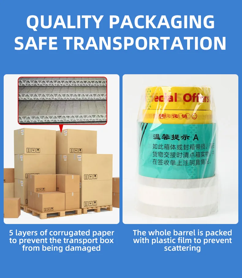 Customized Adhesive Package Carton Sealing Tape - Bopp