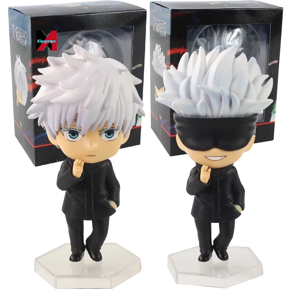 2 Styles Mini Anime Gojo Satoru Pvc Figurine Action Toys For Souvenir ...