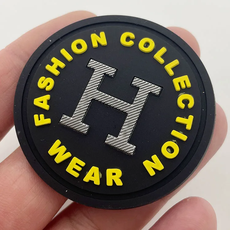 High Quality 3d Raised Iron on Brand Sticker 3d Silicone Heat Transfer ...