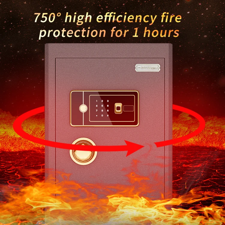 Home Safe Box Fireproof Double Key Lock Fireproof Safe Box Vault - Buy ...