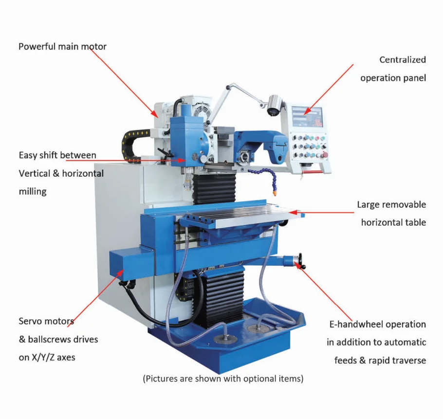 Milling Machine Xl8140 Universal Tool Milling Machine With High ...