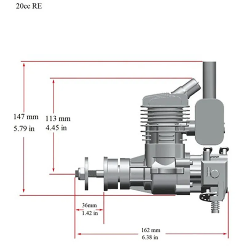 Rcgf 20cc Re Stinger Series Rc Model Airplane Two-stroke Remote Control ...