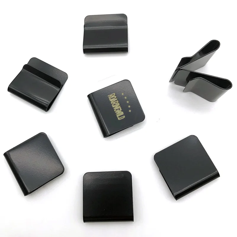 Bulk 30mm Square Black Blank Metal Golf Baseball Cap Hat Clip for Laser ...